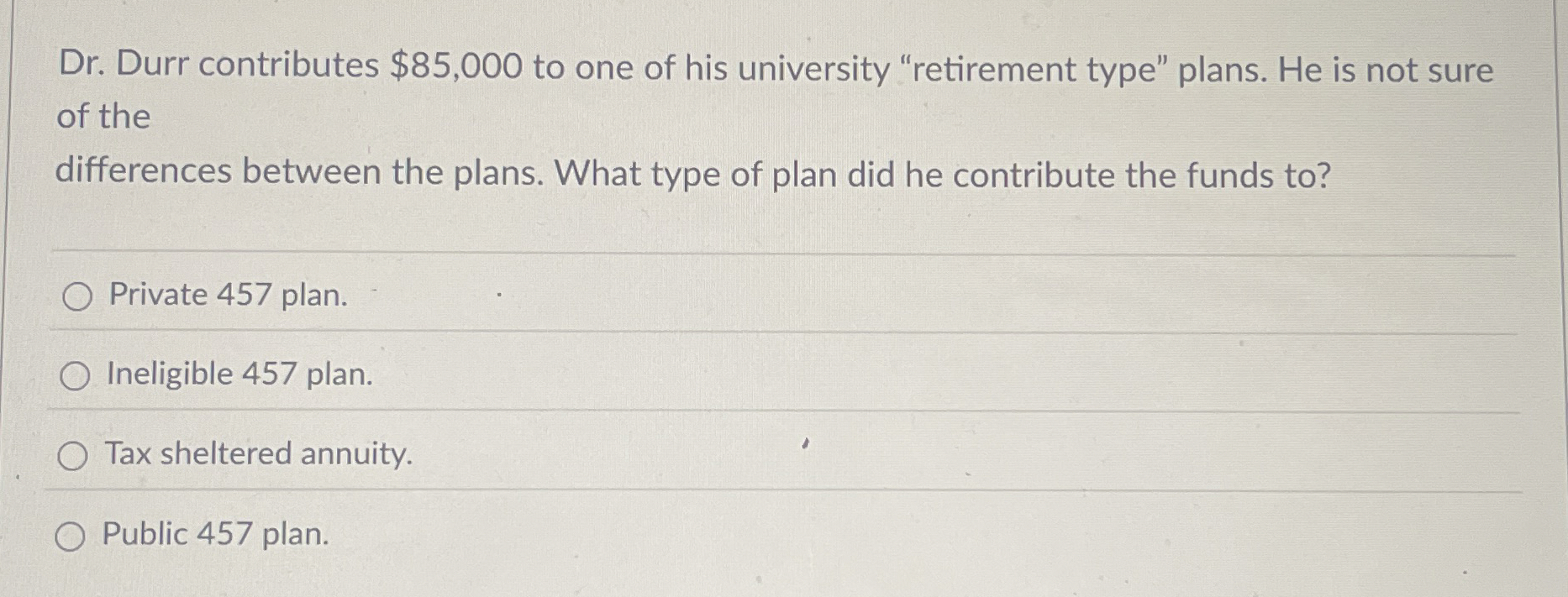 Solved Hank's employer sponsors a 457(f) ﻿plan. Hank, age | Chegg.com