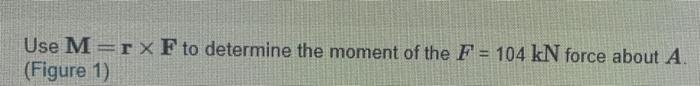 Solved V A 6 m B 8 m 12 m Use M=rXF to determine the | Chegg.com