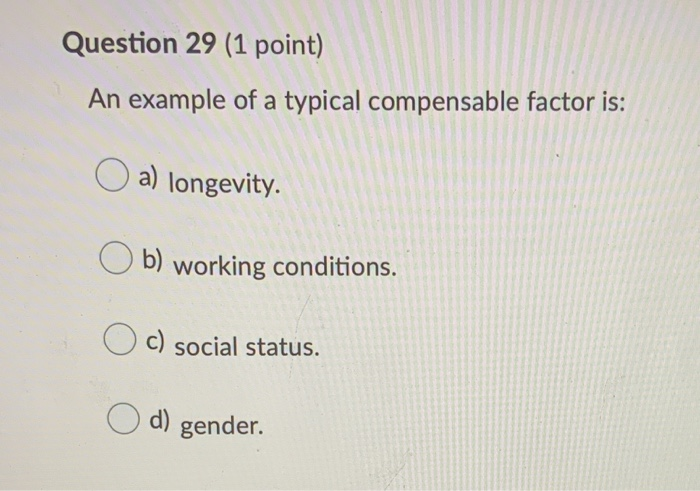 Solved Question 29 (1 point) An example of a typical | Chegg.com