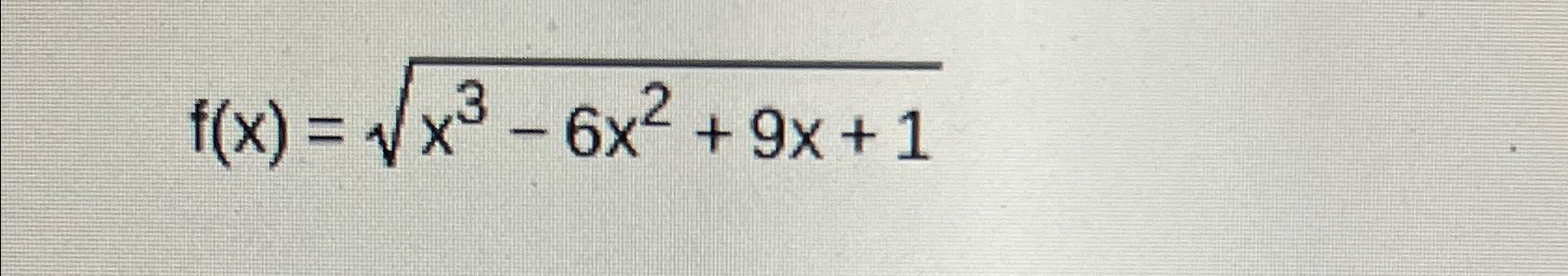 Solved f(x)=x3-6x2+9x+12 ﻿Find the derrivitive | Chegg.com