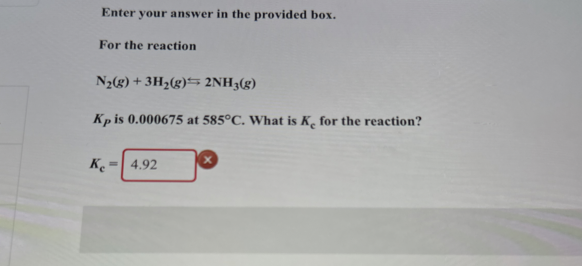 Solved Enter your answer in the provided box.For the | Chegg.com