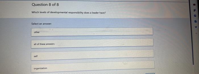 What do you call it when you develop others to | Chegg.com