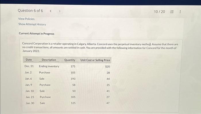 Solved Your answer is correct. Calculate average cost for | Chegg.com