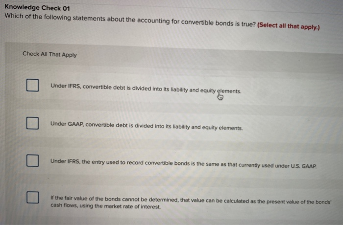 Solved Knowledge Check 01 Which of the following statements | Chegg.com