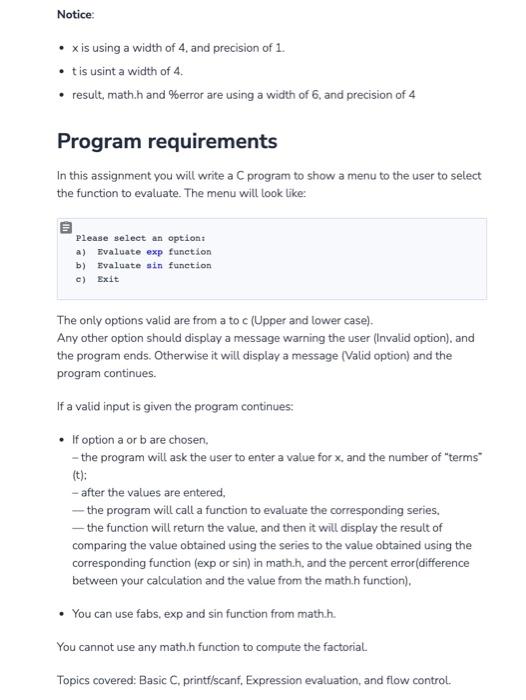Solved Example: Since time is limited, we won't evaluate the | Chegg.com