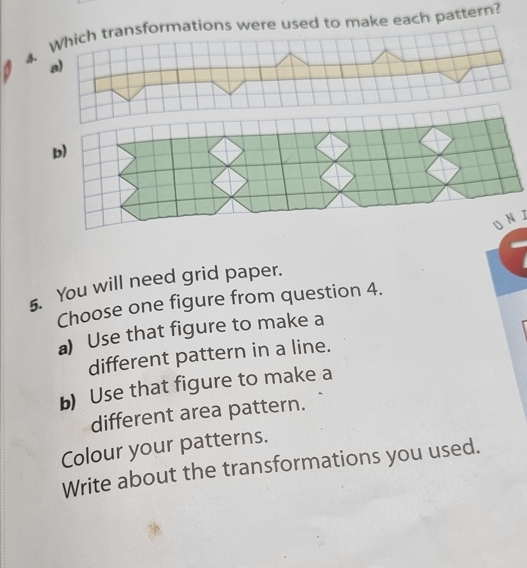 Solved A. ﻿Which transformations were used to make each | Chegg.com