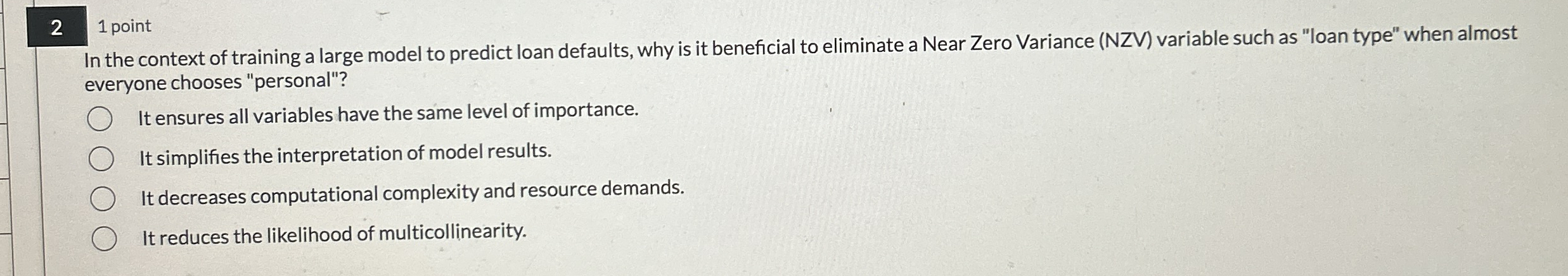 Solved 21 ﻿pointIn the context of training a large model to | Chegg.com