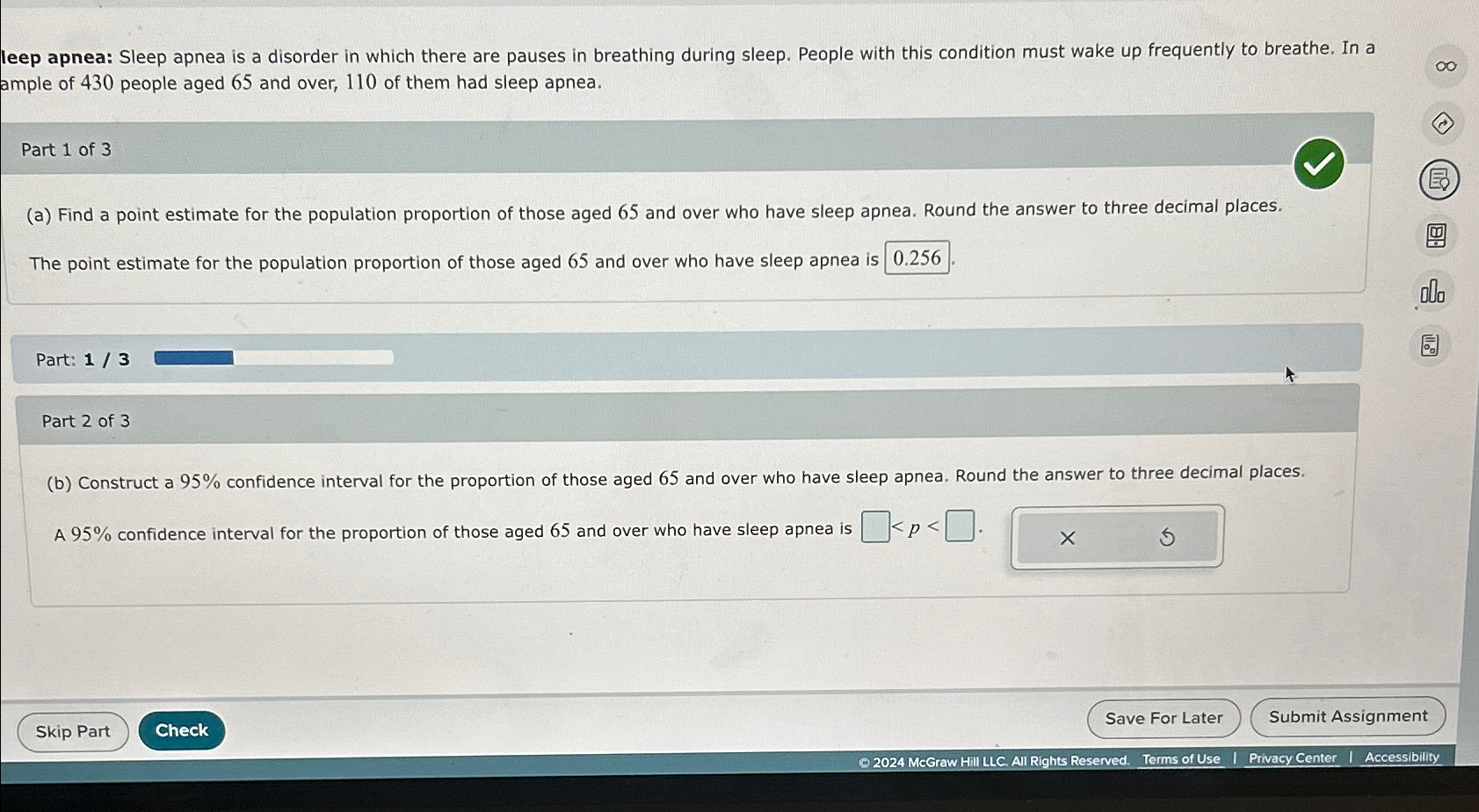 Solved leep apnea: Sleep apnea is a disorder in which there | Chegg.com