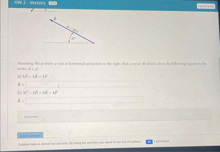 Solved (6)Assuming the positive x-axis is horizontal and | Chegg.com