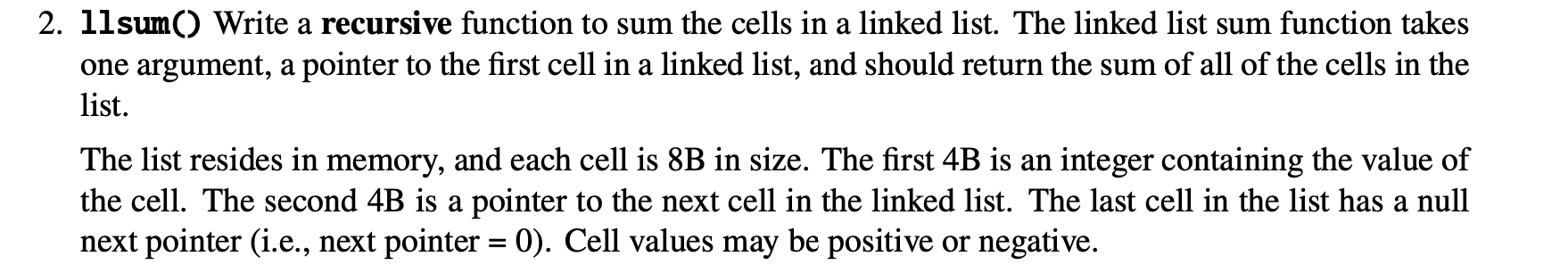 Solved IN MIPS ASSEMBLY!!!Ilsum() ﻿Write a recursive | Chegg.com