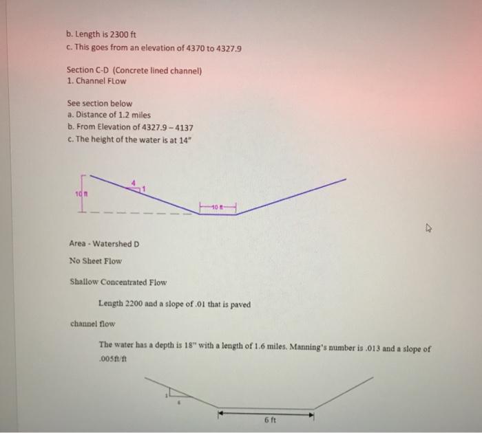 Solved Five different watersheds contribute to nanoff. Each | Chegg.com