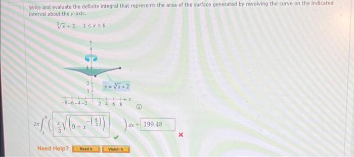 Solved Write and evaluate the definite integral that | Chegg.com