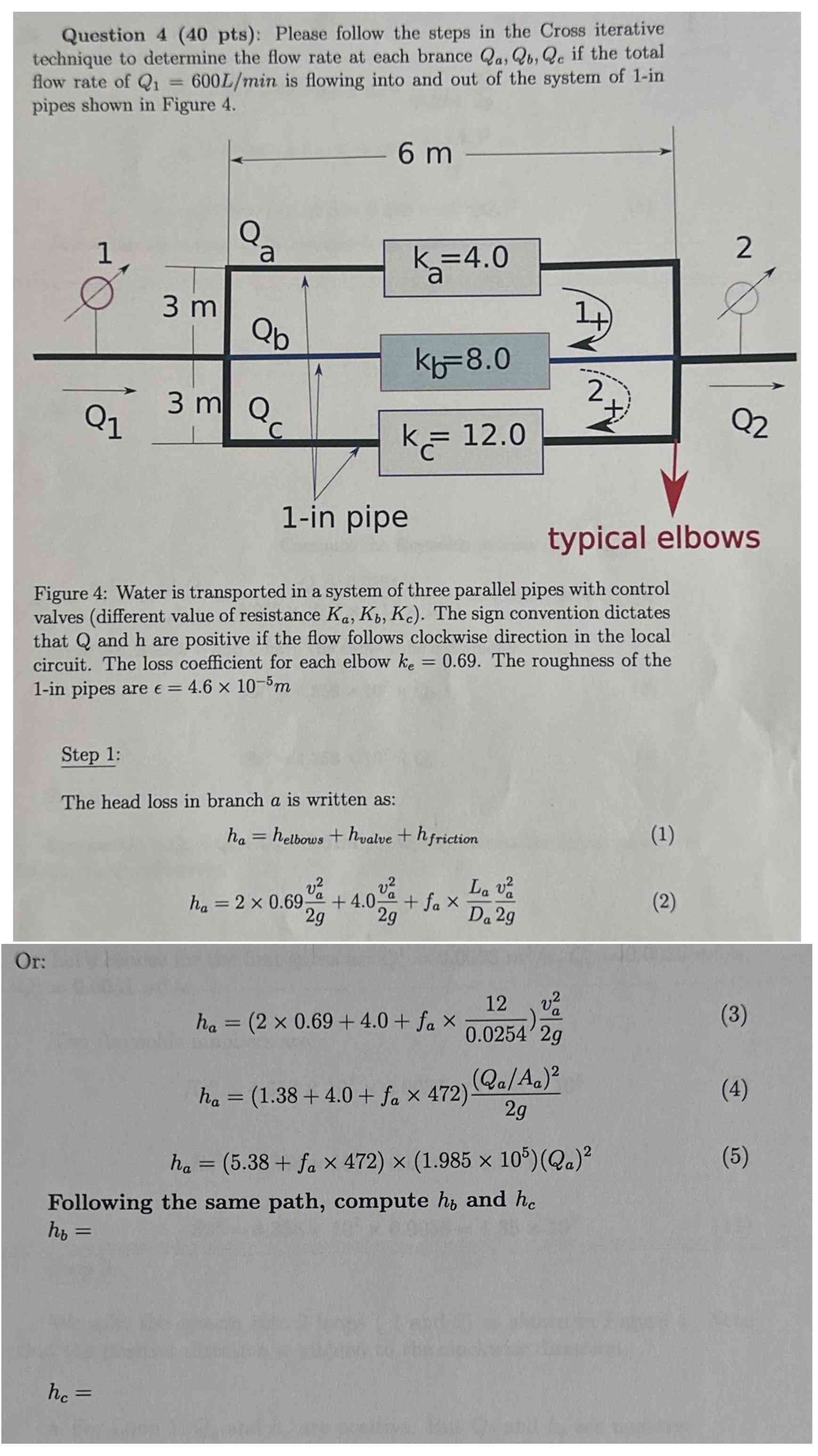 Solved Please follow the steps in the Cross iterative | Chegg.com