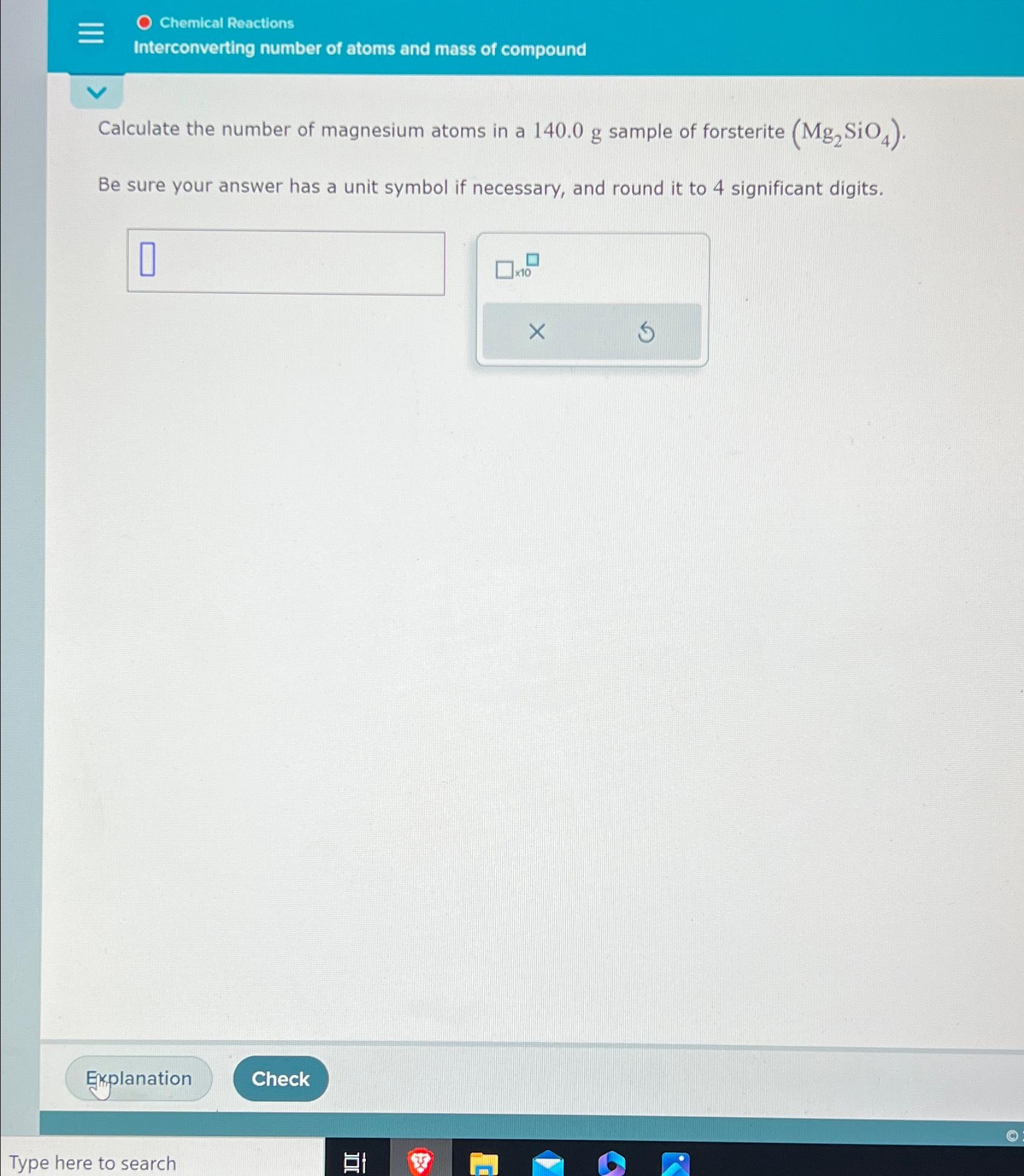 Solved Chemical Reactions Interconverting number of atoms | Chegg.com