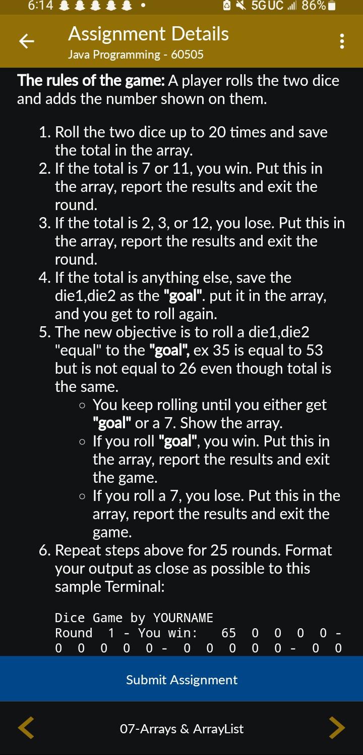 Solved Lab: Arrays Please include TERMINAL OUTPUTS with your | Chegg.com