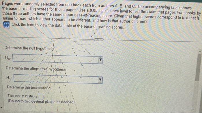 Solved Pages were randomly selected from one book each from | Chegg.com