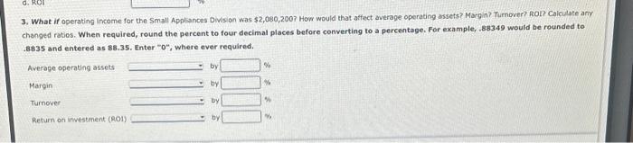 Solved Calculating Average Operating Assets, Margin, | Chegg.com