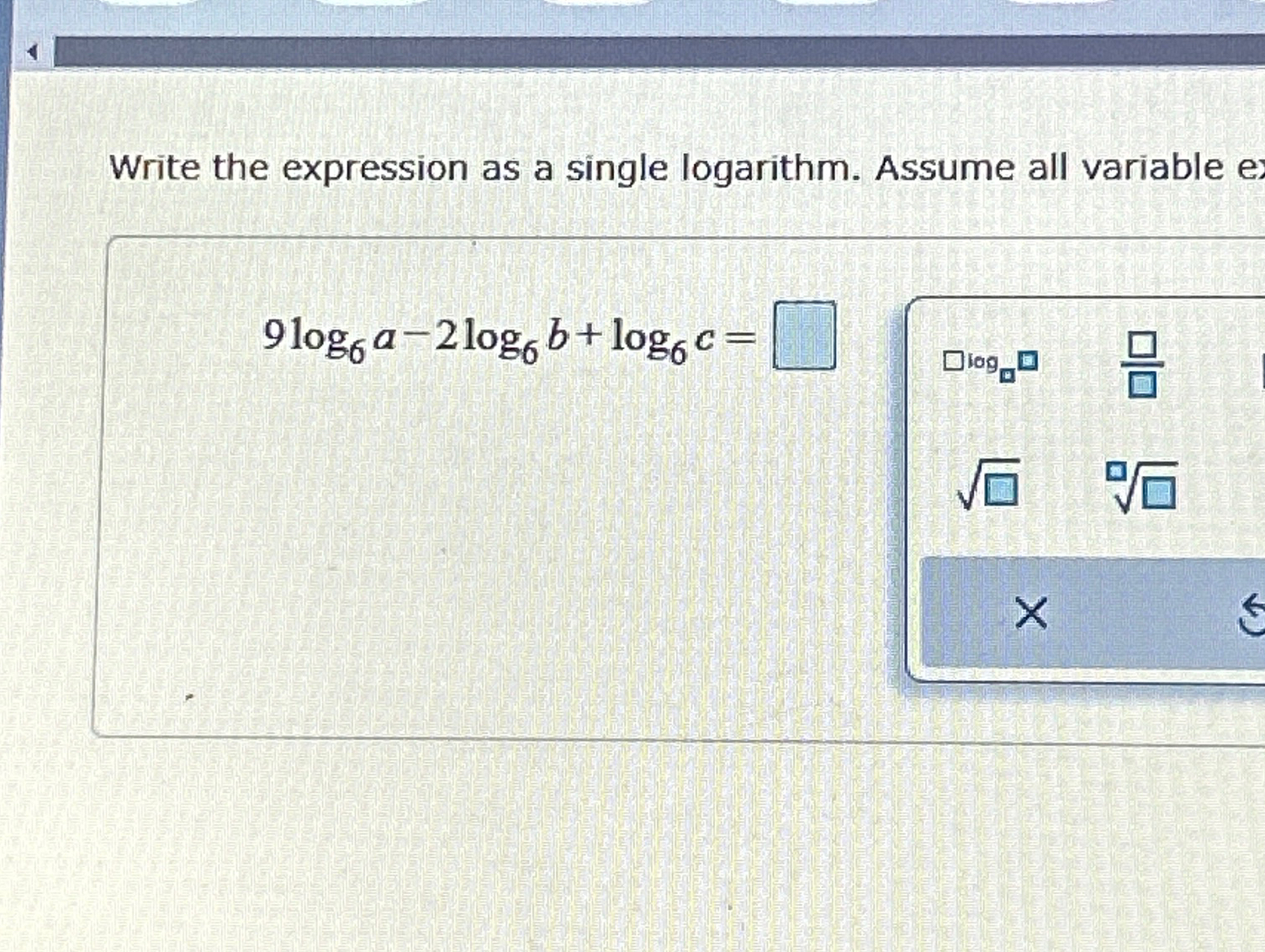 Solved Write the expression as a single logarithm. Assume | Chegg.com