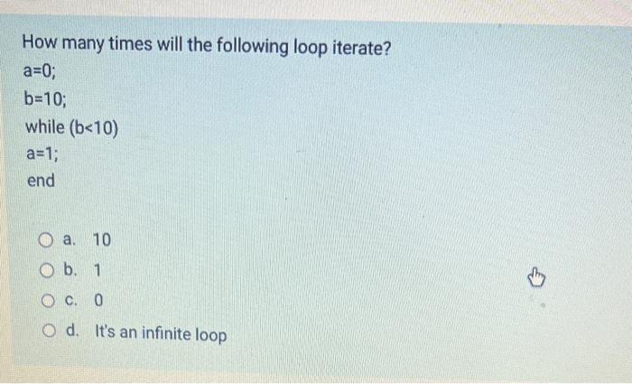 Solved For the following code segment, what will be value of | Chegg.com