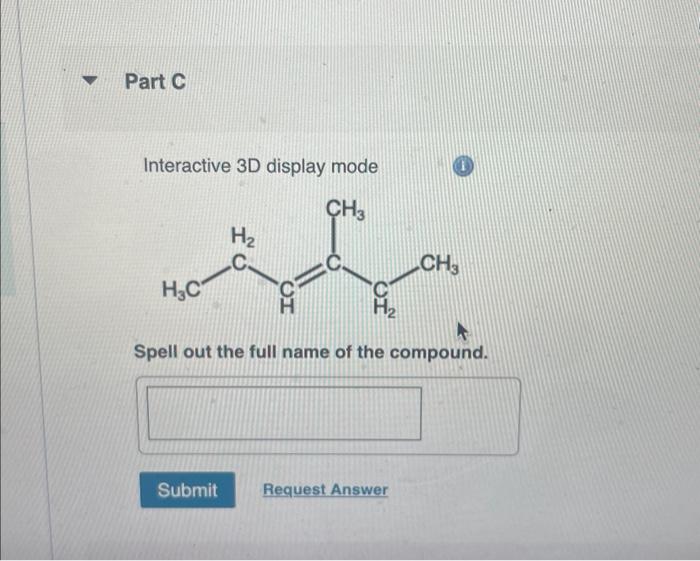 Solved Interactive 3D display mode Spell out the full name | Chegg.com