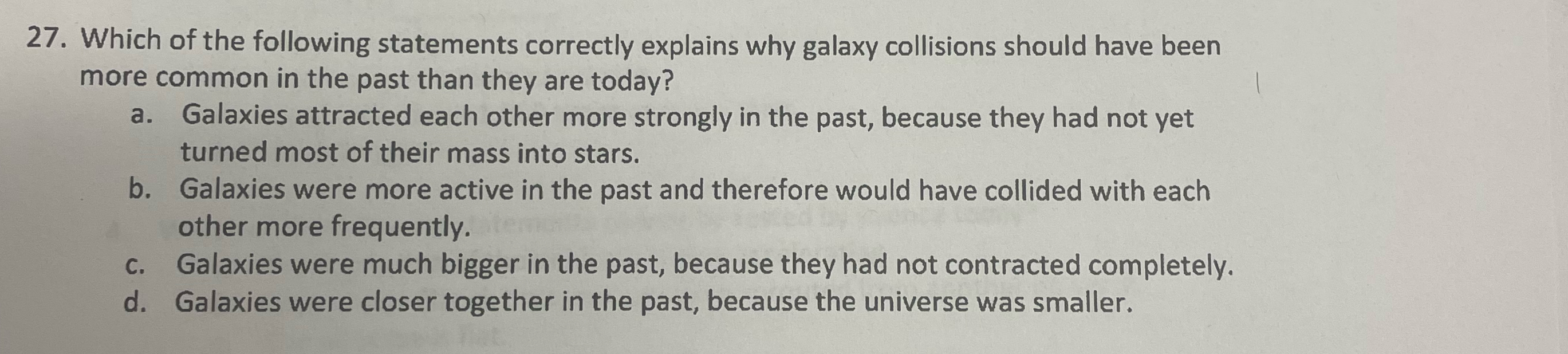 Solved Which of the following statements correctly explains | Chegg.com