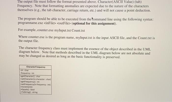 Solved Design A Program That Reads An Ascii Text File 6779
