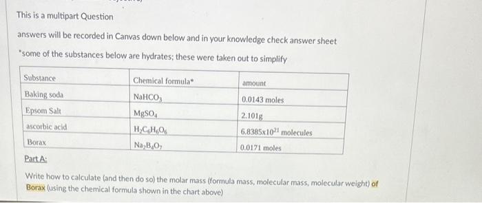 This is a multipart Question answers will be recorded | Chegg.com