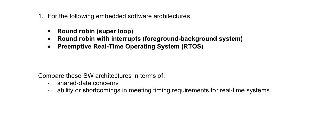 Solved This is Embedded System Design. Please show your | Chegg.com