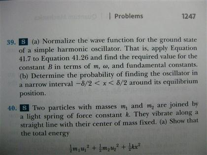 Normalize the wave function for the ground state of a | Chegg.com