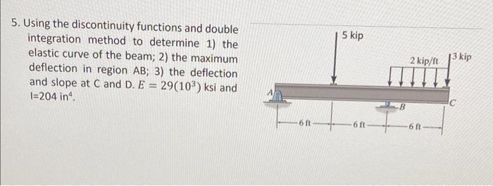 Solved 5. Using the discontinuity functions and double | Chegg.com