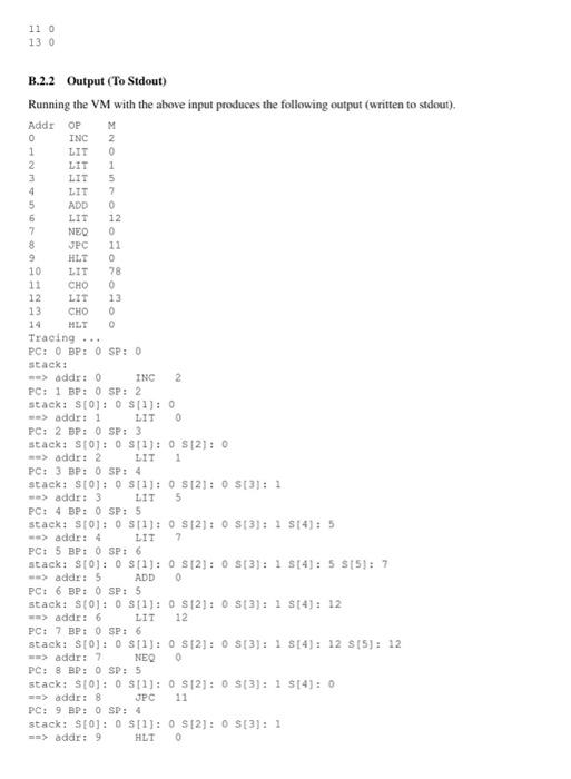 2. (100 points) Implement and submit your VM code as | Chegg.com