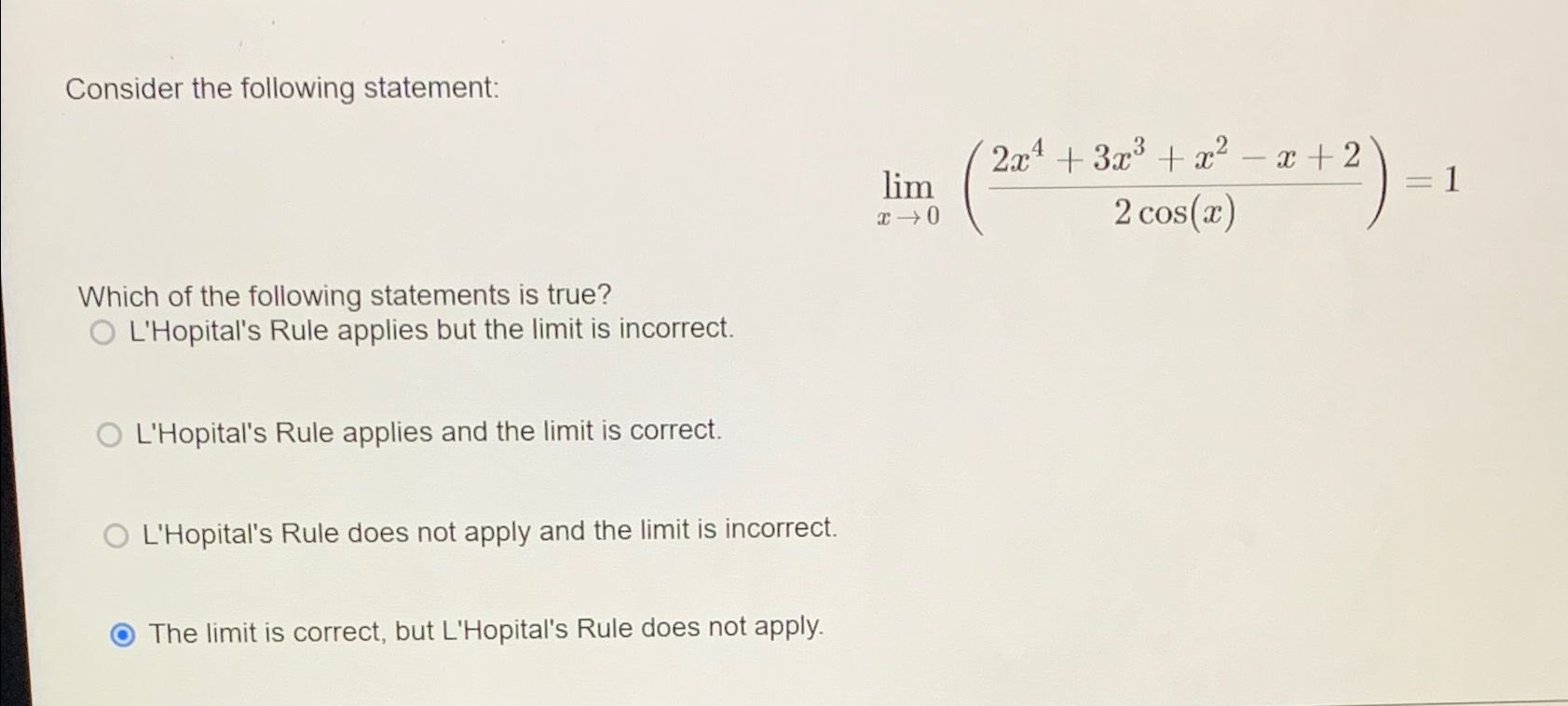 Solved Consider the following | Chegg.com
