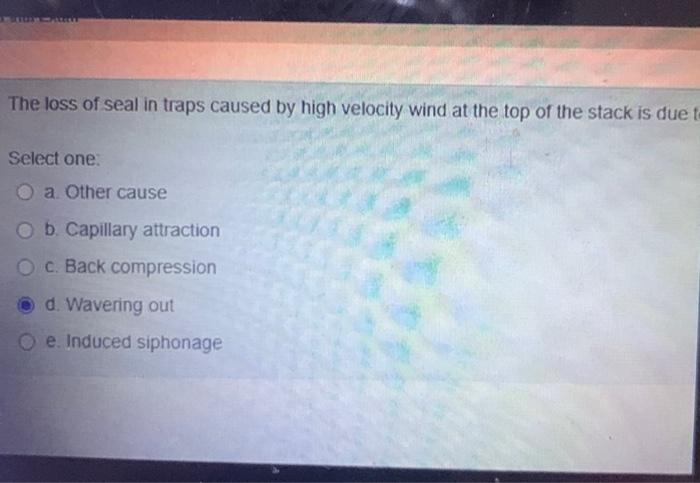 Solved The fitting which connects rainwater pipe to surface | Chegg.com