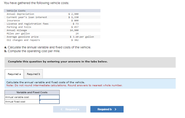 Solved Annual variable cost and annual fixed cost Also find | Chegg.com