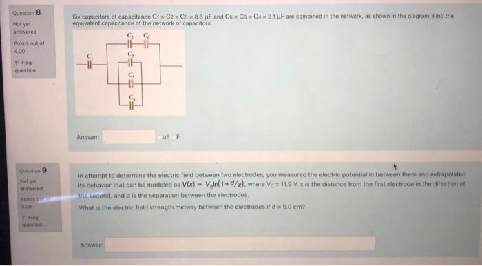 Solved The following figure shows a graph of V versus x in a | Chegg.com