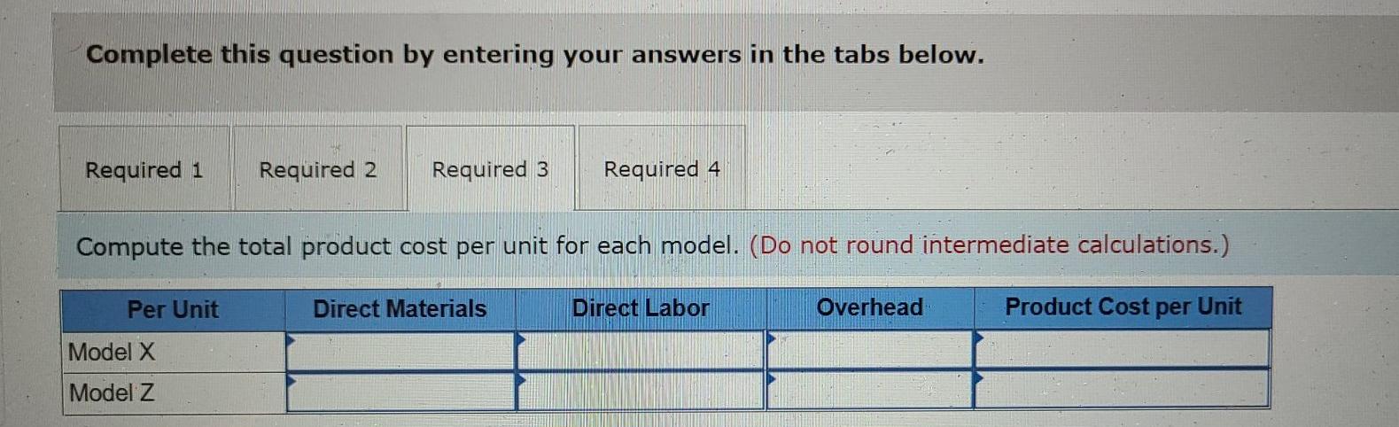 Solved Exercise 4-17 (Static) Using activity-based costing | Chegg.com