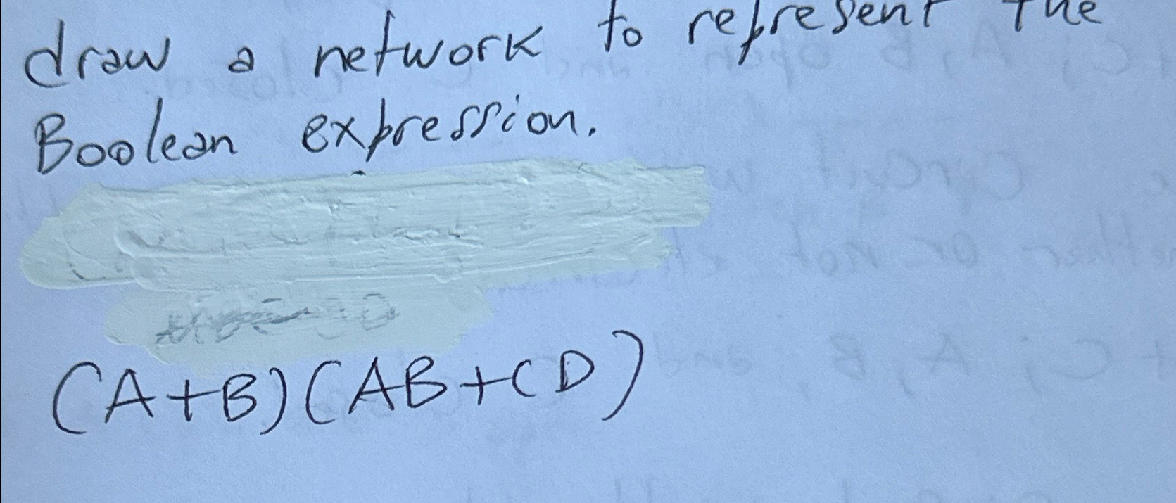 Solved draw a network to represent the Boolean | Chegg.com