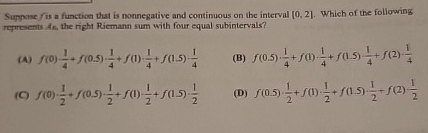 Solved Suppose f ﻿is a function that is nonnegative and | Chegg.com