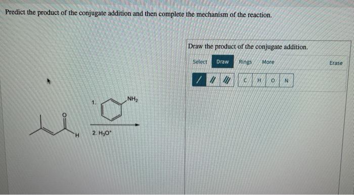 Solved Predict the product of the conjugate addition and | Chegg.com
