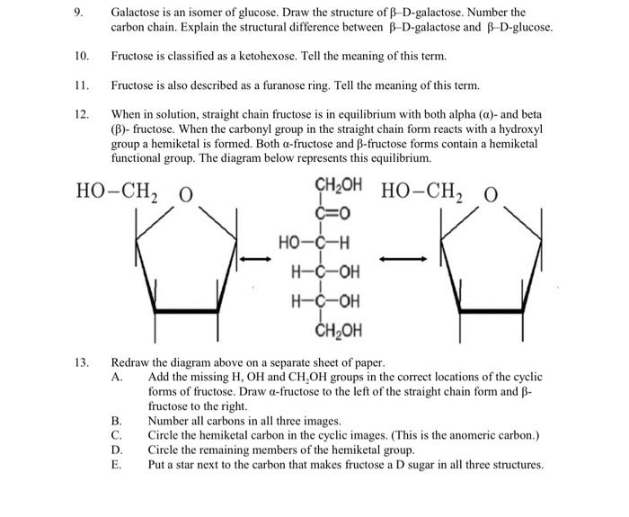 Solved 7. When in solution, straight chain glucose is in | Chegg.com