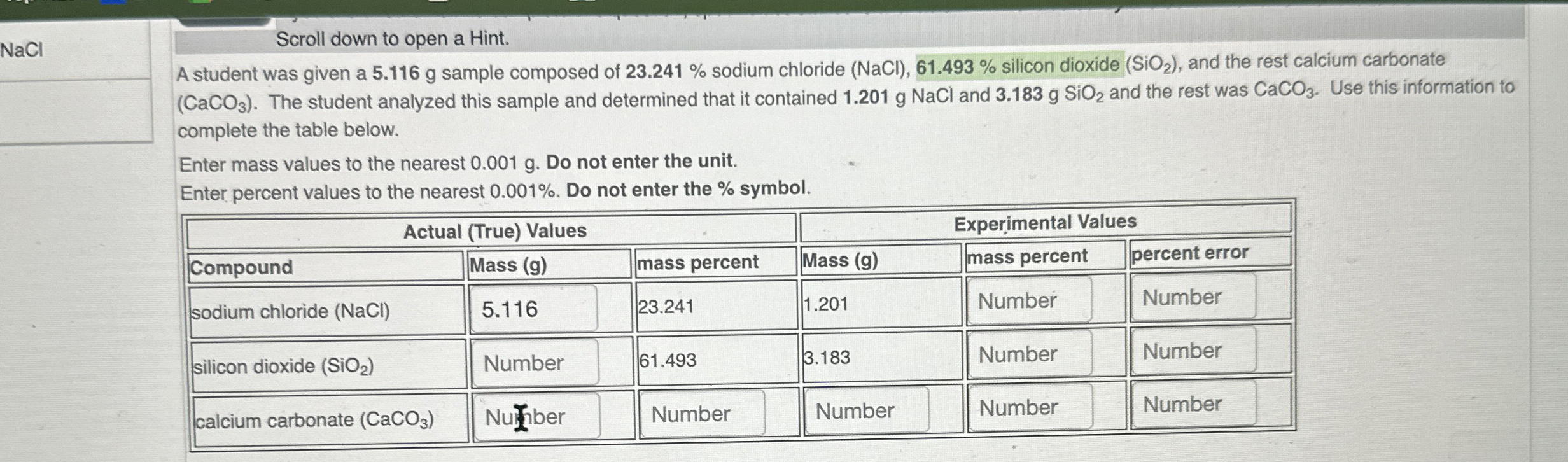 Solved How to solve Scroll down to open a Hint.A student was | Chegg.com