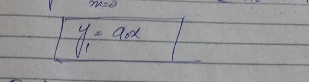 Solved for given ques one solution is given . By order of | Chegg.com