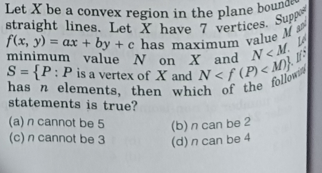 Let x ﻿be a convex region in the plane bounde | Chegg.com