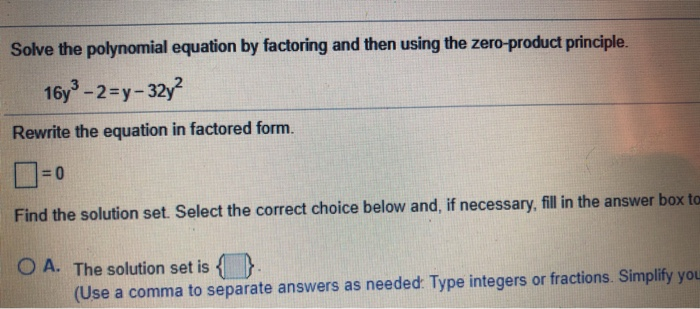 How To Solve Polynomials Equations In Factored Form - Tessshebaylo