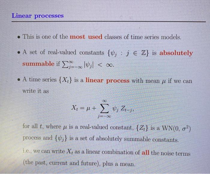 Calculate the acvf of ARMA(1,2) processes. Follow the | Chegg.com