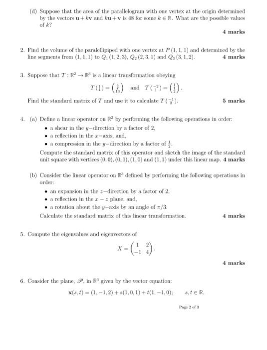 Solved 1 Some Notation - Rm×n will denote the set of all | Chegg.com