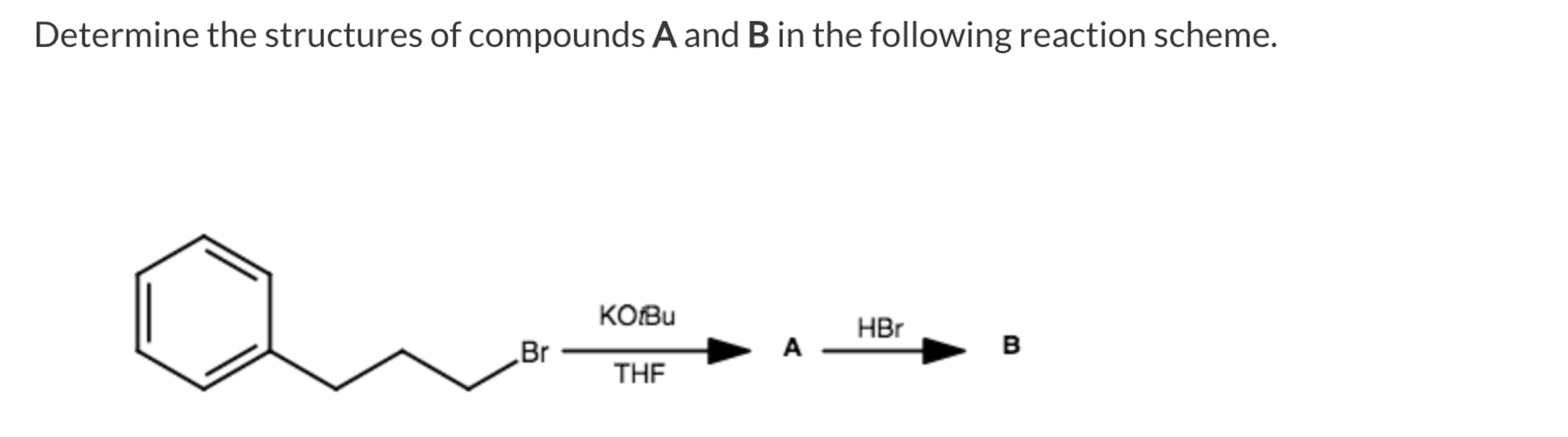 Solved Determine the structures of compounds A and B ﻿in the | Chegg.com