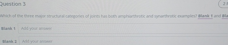 Solved Question 3Which of the three major structural | Chegg.com