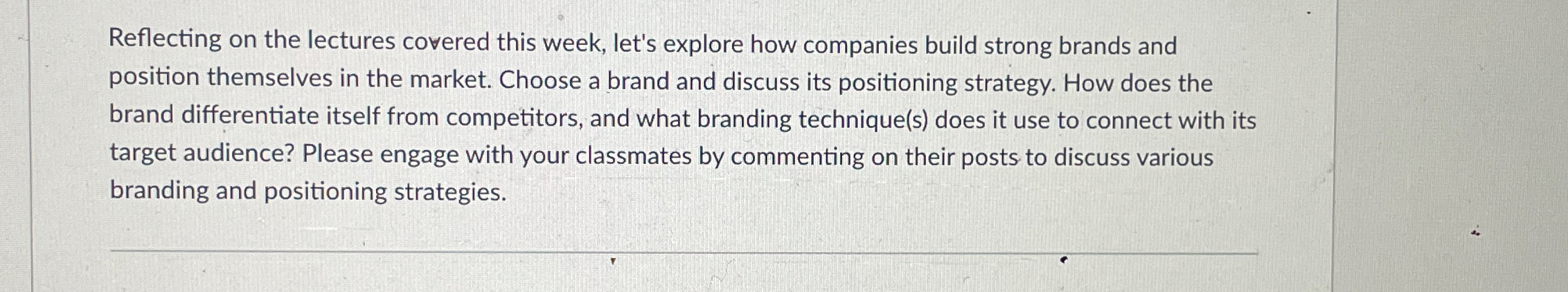 Solved Reflecting on the lectures covered this week, let's | Chegg.com