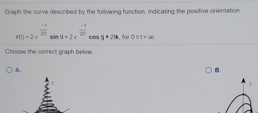 Solved Graph the curve described by the following function, | Chegg.com